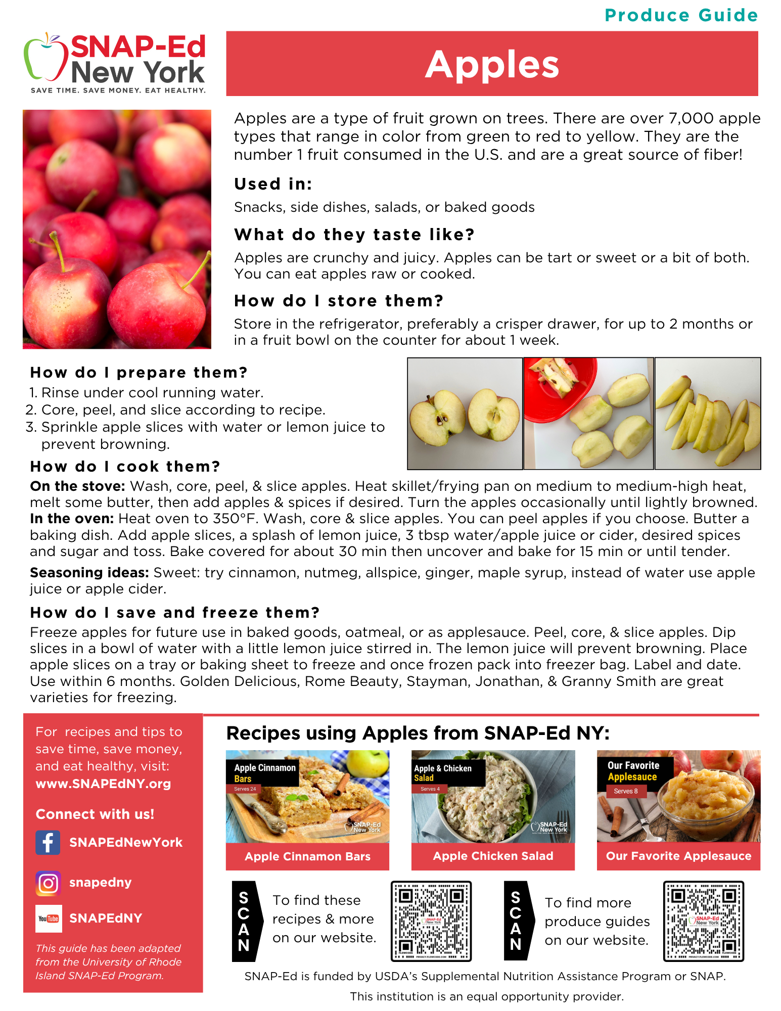 Apples Produce Guide – SNAP-Ed New York
