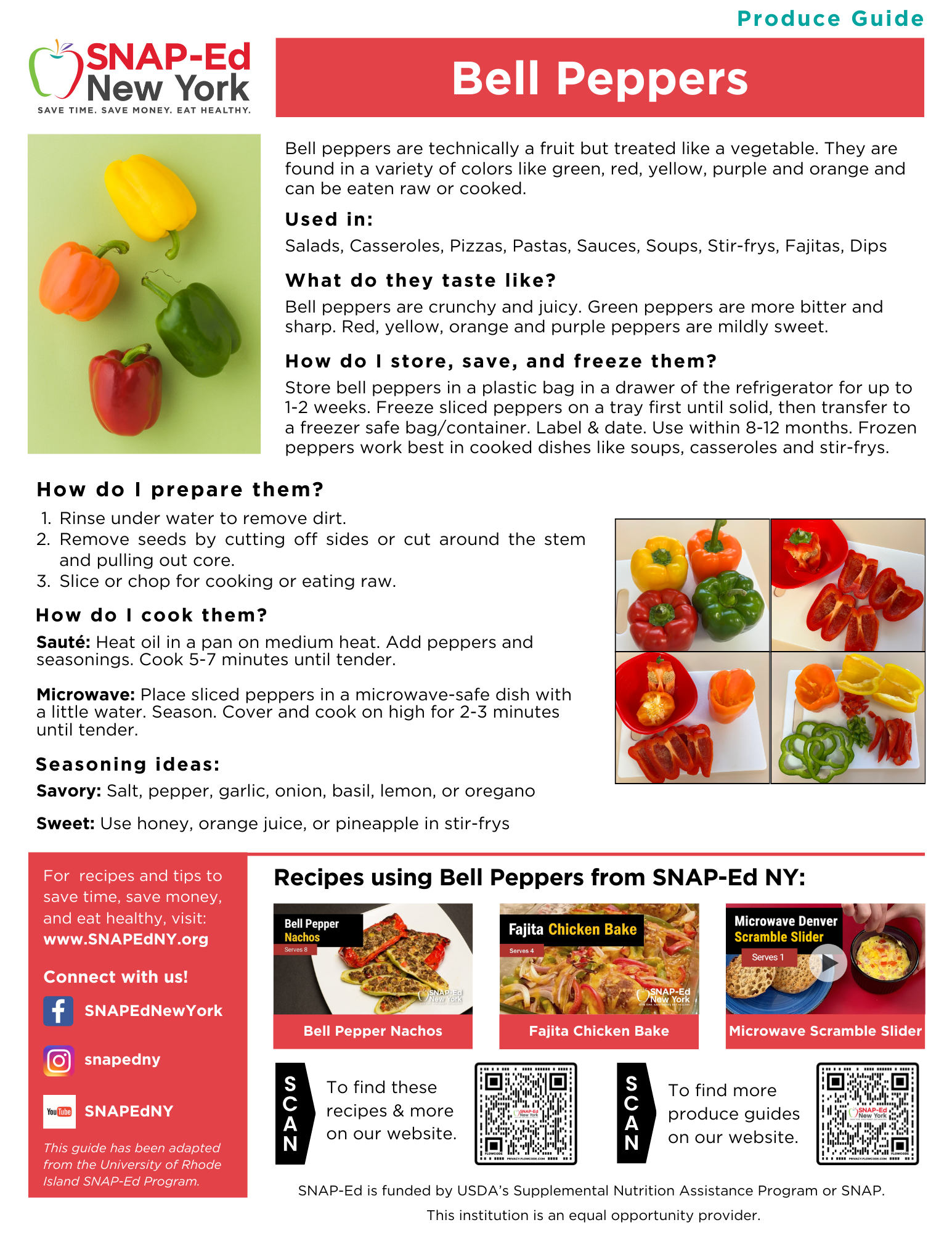 Bell Peppers Produce Guide – SNAP-Ed New York